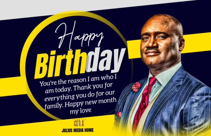 Professional Birthday Tabloid Template | PosterMyWall