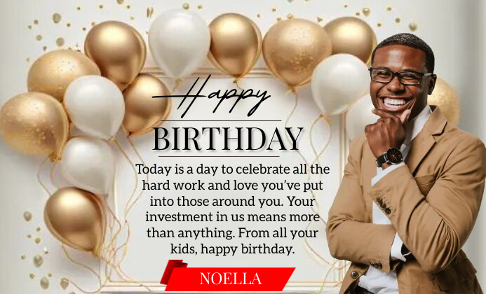 Professional Birthday Us Legal Template | PosterMyWall