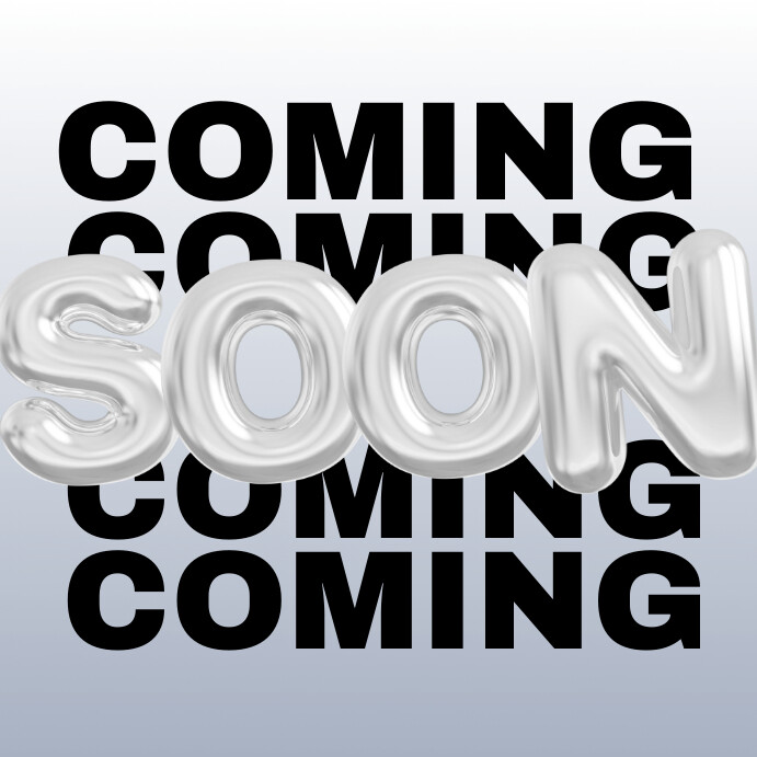 Professional Black And Grey Coming Soon Insta Template | PosterMyWall