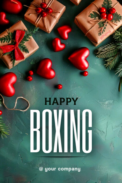 Copy of Professional Boxing Day 2024 Design Template, Boxing Day Card ...