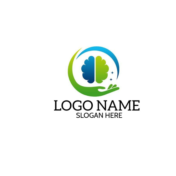 Professional Brain Care Log Logo Template | PosterMyWall