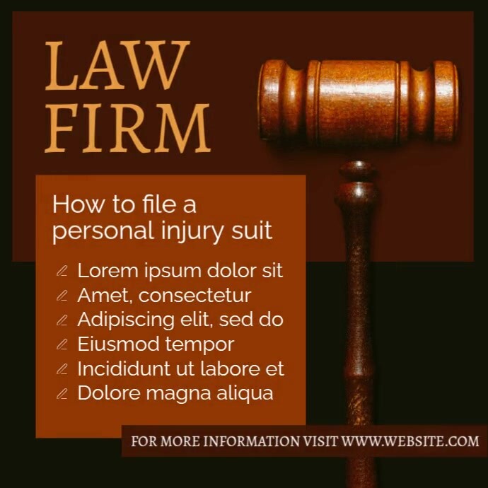 Professional Brown Law Firm Instagram Video P Template | PosterMyWall