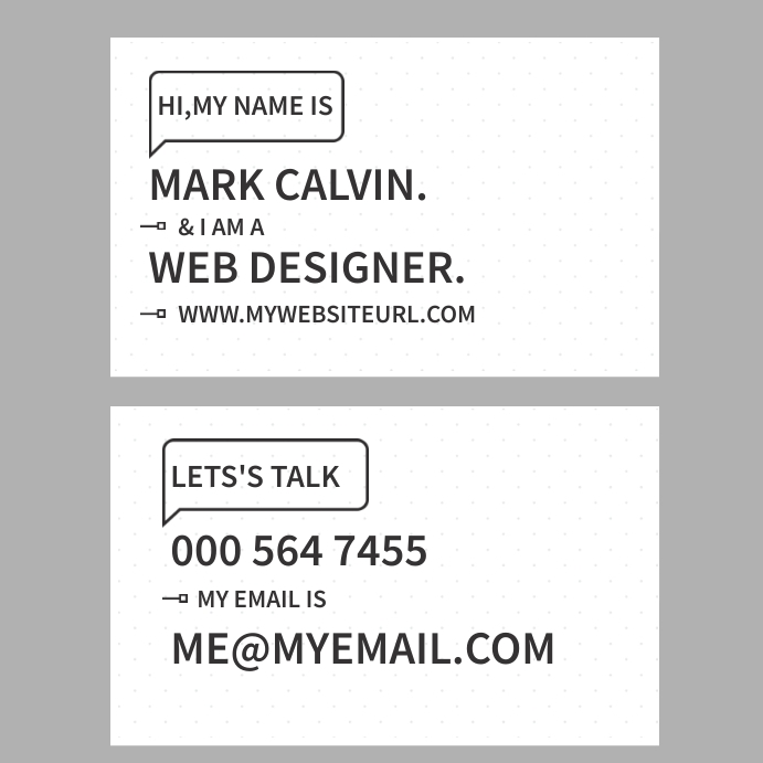 Professional Business Calling Card Template | PosterMyWall
