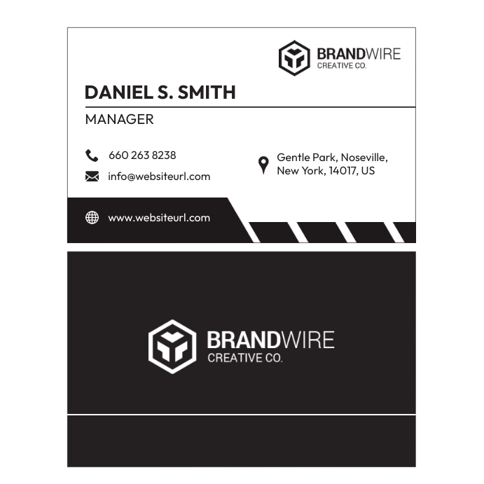 Professional Business Calling Card Template | PosterMyWall