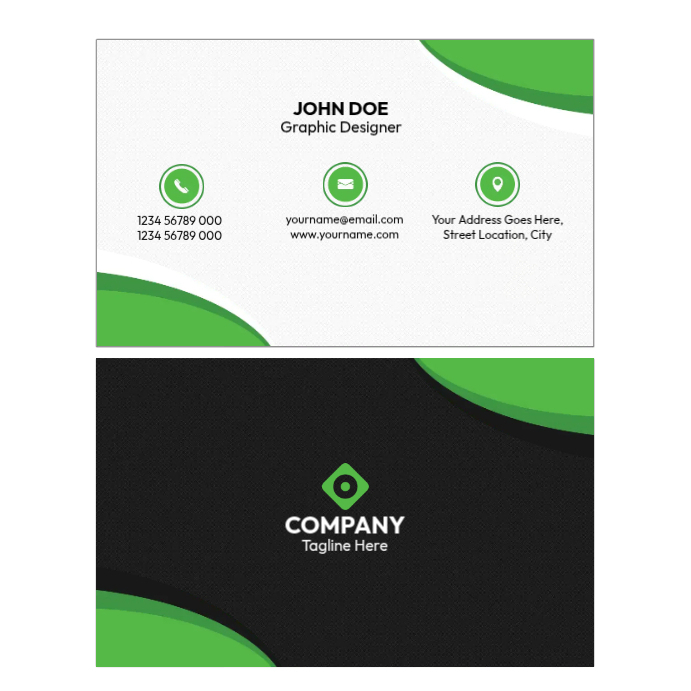 Professional Business Calling Card Template | PosterMyWall