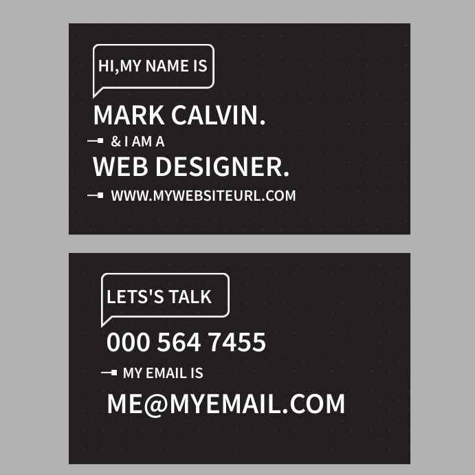 Professional Business Calling Card Template | PosterMyWall