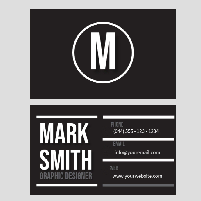 Professional Business Calling Card Template | PosterMyWall