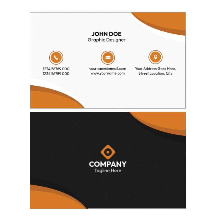 Professional Business Calling Card Template | PosterMyWall