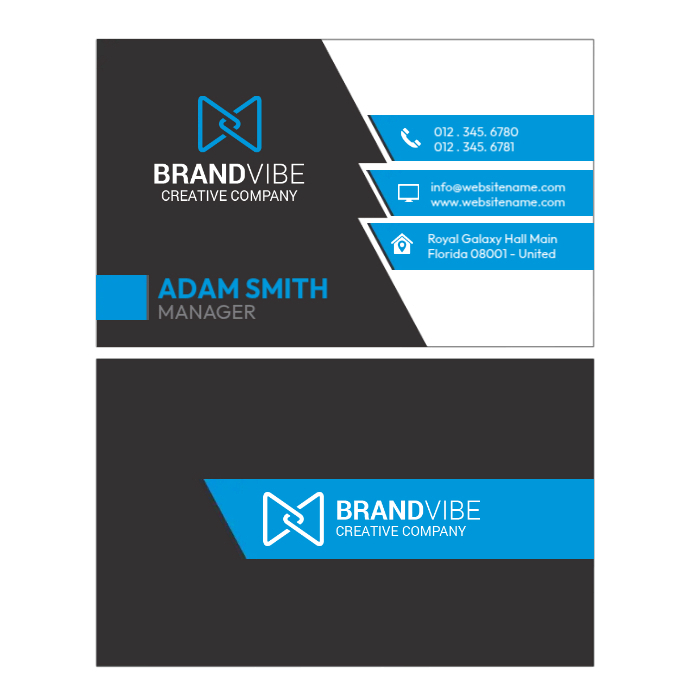 Professional Business Calling Card Template | PosterMyWall