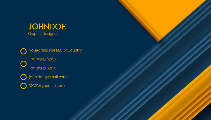 Professional Business Card Templat | PosterMyWall