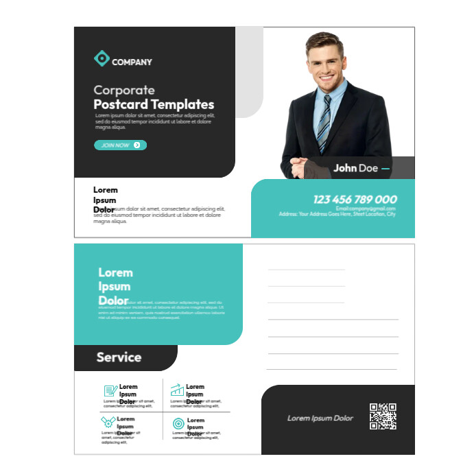 Professional Business Card Design Template | PosterMyWall