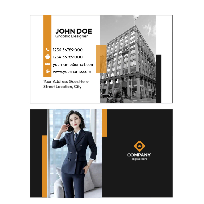 Professional Business Company Calling Card Template | PosterMyWall