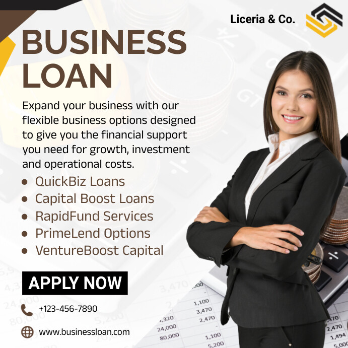 Modèle Professional Business Loan Instagram Post | PosterMyWall