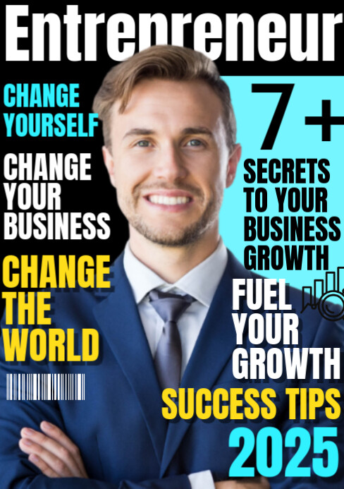 Professional Business Magazine cover Template | PosterMyWall