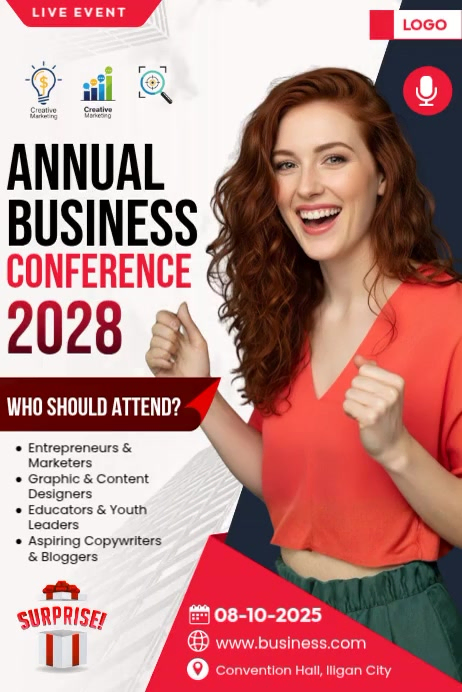 Professional Business Webinar Poster Template | PosterMyWall