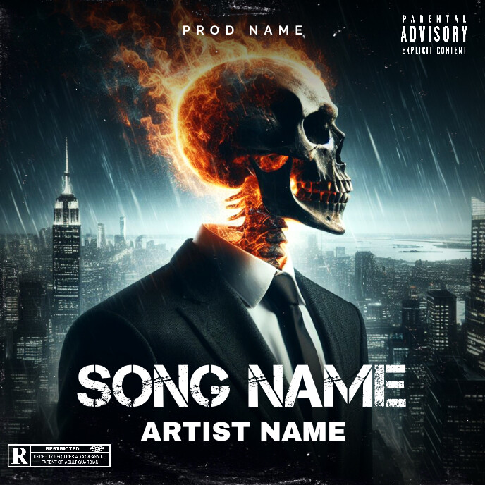 Professional Bussines Skeleton Album Cover Template | PosterMyWall