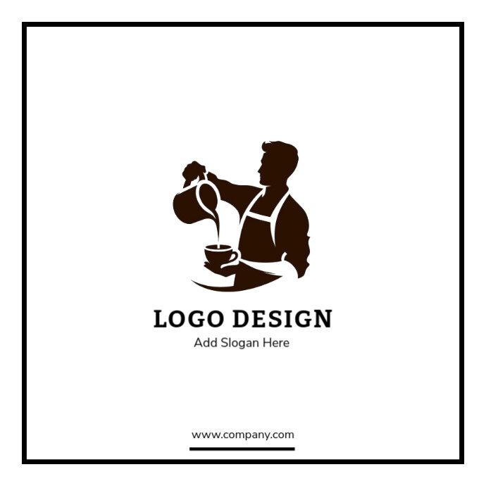 Copy of Professional Cafe, Restaurant Logo | PosterMyWall