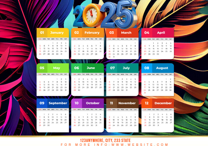 Plantilla de Professional Calendar A3 | PosterMyWall