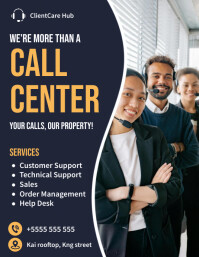 Call Center Flyer Template | PosterMyWall