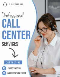 Call Center Template | PosterMyWall