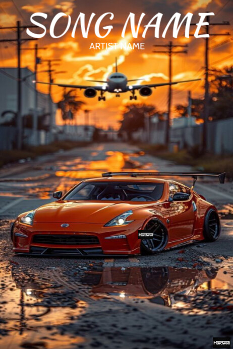 Professional Car Album Art Cover Poster Template | PosterMyWall