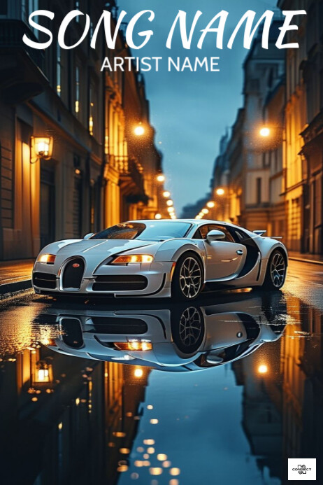 Professional Car Album Cover Art Design Poster Template | PosterMyWall