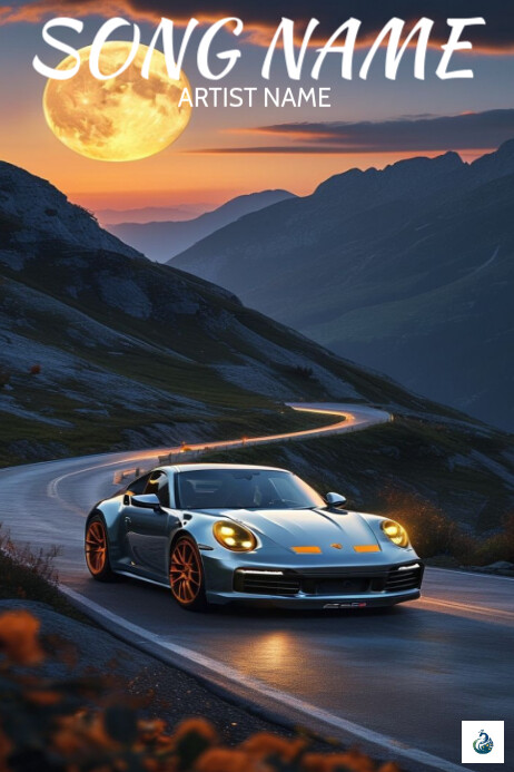 Professional Car Song Album Cover Art Design Poster Template | PosterMyWall