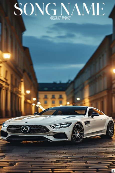 Professional Car Song Album Cover Poster Template | PosterMyWall