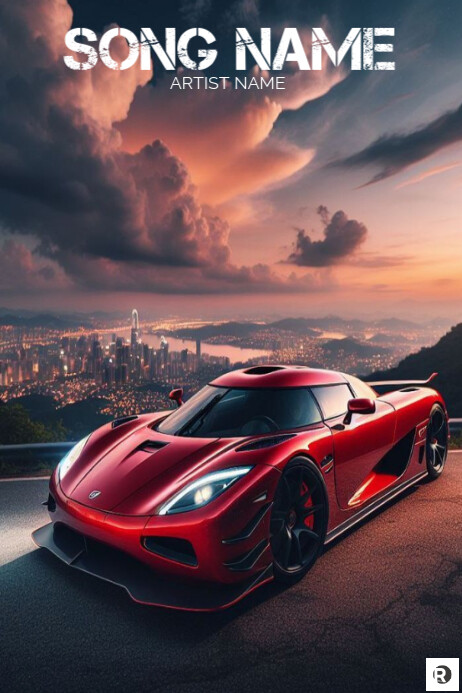 Professional Car Song Album Cover Poster Templat | PosterMyWall