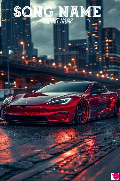 Professional Car Song Album Cover Poster Template | PosterMyWall