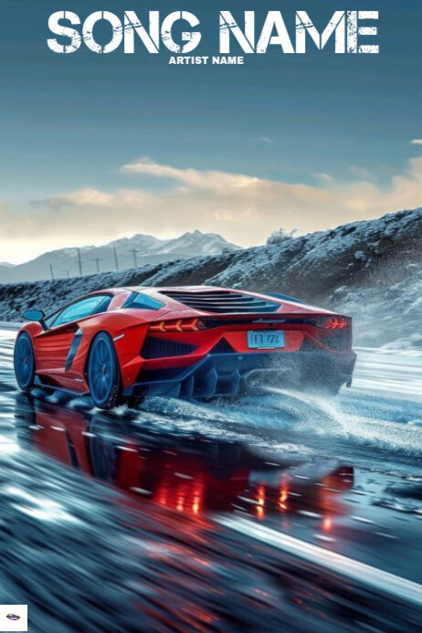 Plantilla de Professional Car Song Album Cover Poster | PosterMyWall