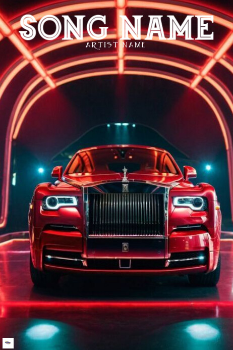 Professional Car Song Album Cover Poster Template | PosterMyWall