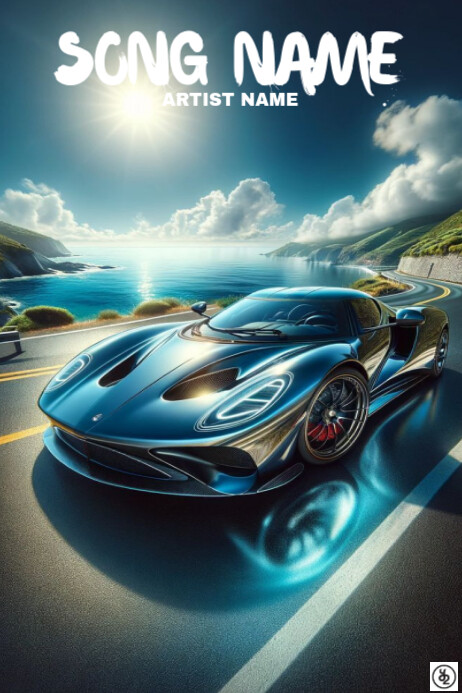 Professional Car Song Album Cover Poster Template | PosterMyWall