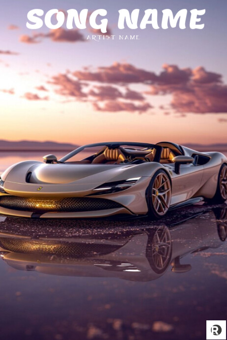 Professional Car Song Album Cover Poster Template | PosterMyWall