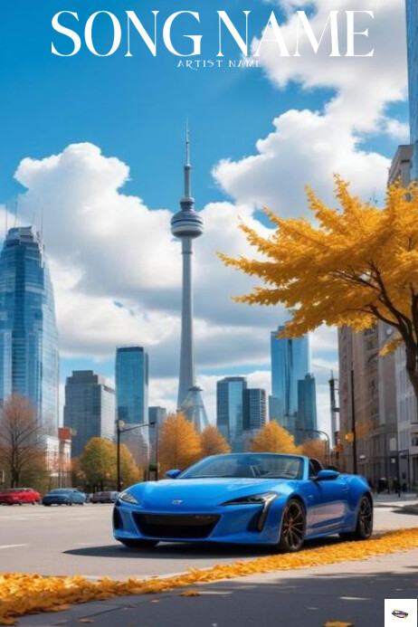 Professional Car Song Album Cver Poster Template | PosterMyWall