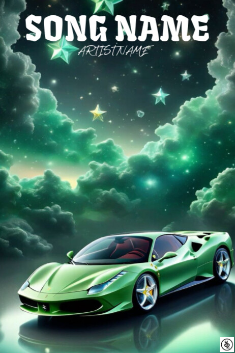 Professional Car Song Album Poster Template | PosterMyWall