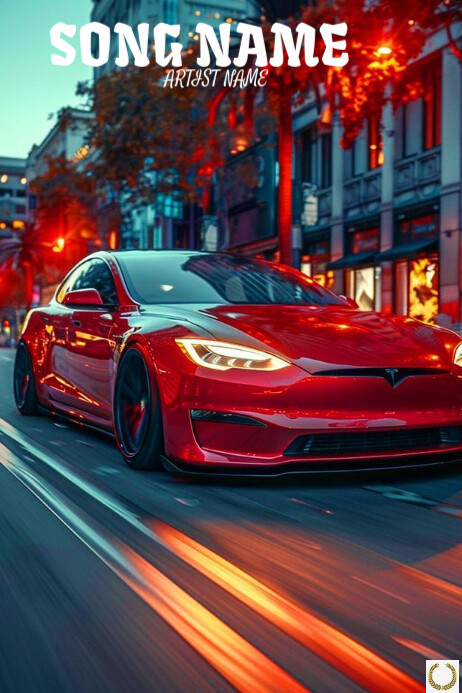 Professional Car Song Album Poster Template | PosterMyWall