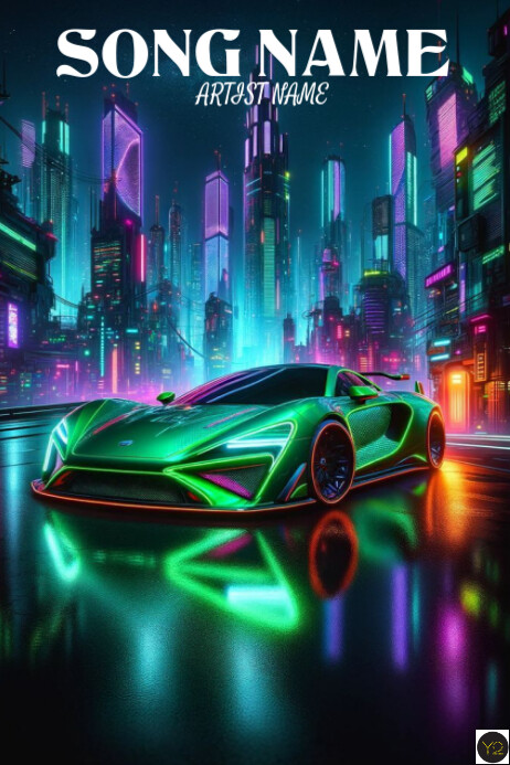 Professional Car Song Album Poster Template | PosterMyWall