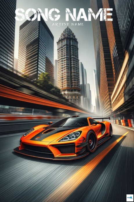 Plantilla de Professional Car Song Album Poster | PosterMyWall