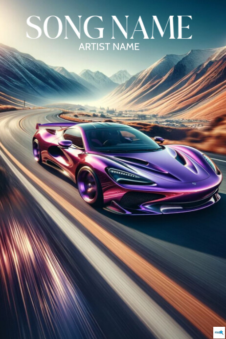 Professional Car Song Poster Template | PosterMyWall