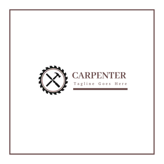Professional Carpenter Logo, Carpentry Logo, Saw And Hammer Logo ...