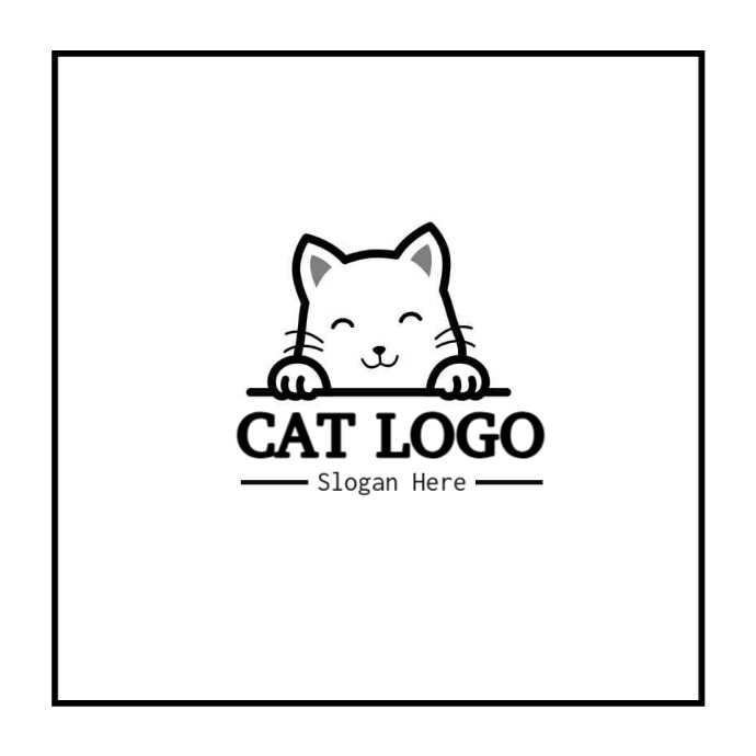 Professional Cat Logo, Cat Logo, Cat Logo Design, Cat Logo Template ...