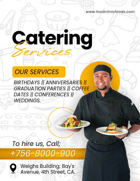 PROFESSIONAL CATERING SERVICES FLYER (2) Template | PosterMyWall