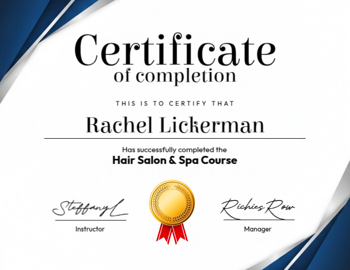 Professional Certificate Of Achievement Flyer (us Letter) Template ...