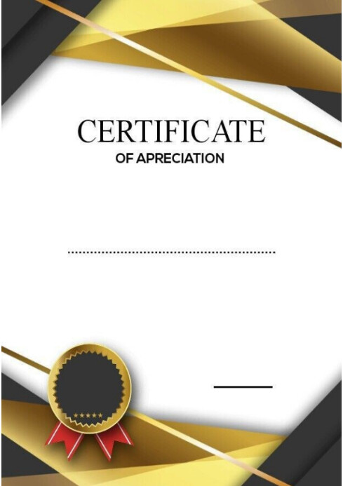 Professional Certificate Of Excellence A3 Template | PosterMyWall