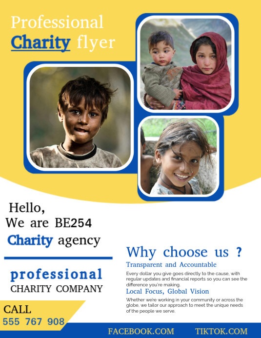 Copy of Professional Charity Flyer (us Letter) | PosterMyWall