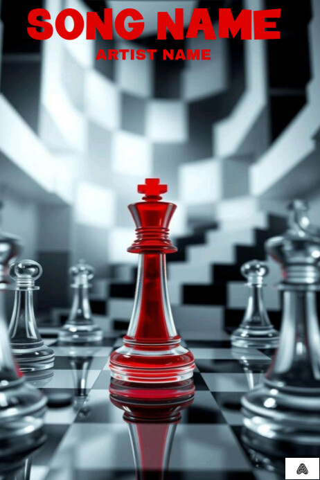 Professional Chess Song Album Cover Poster Template | PosterMyWall