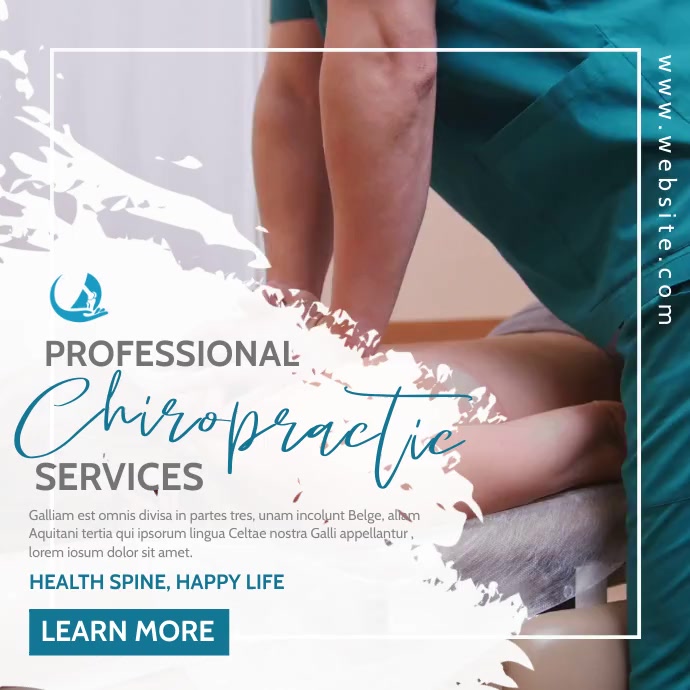 professional chiropractic services advertisem Template | PosterMyWall