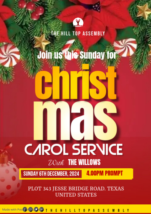 Professional Christmas A4 Template | PosterMyWall