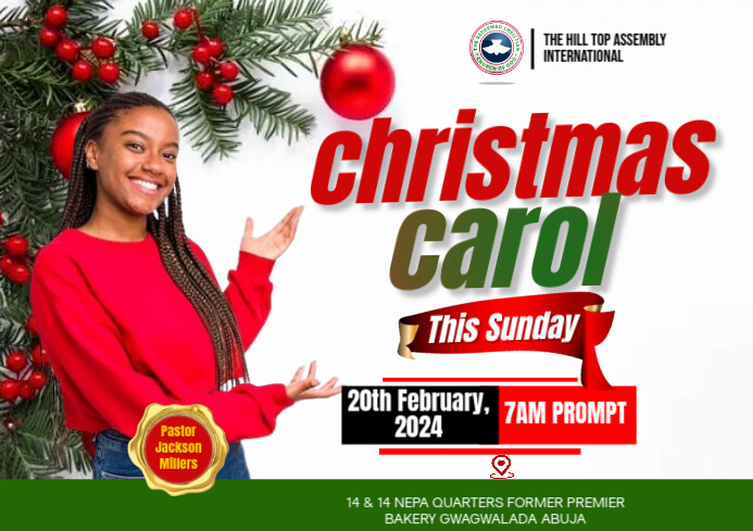 Professional Christmas A4 Template | PosterMyWall